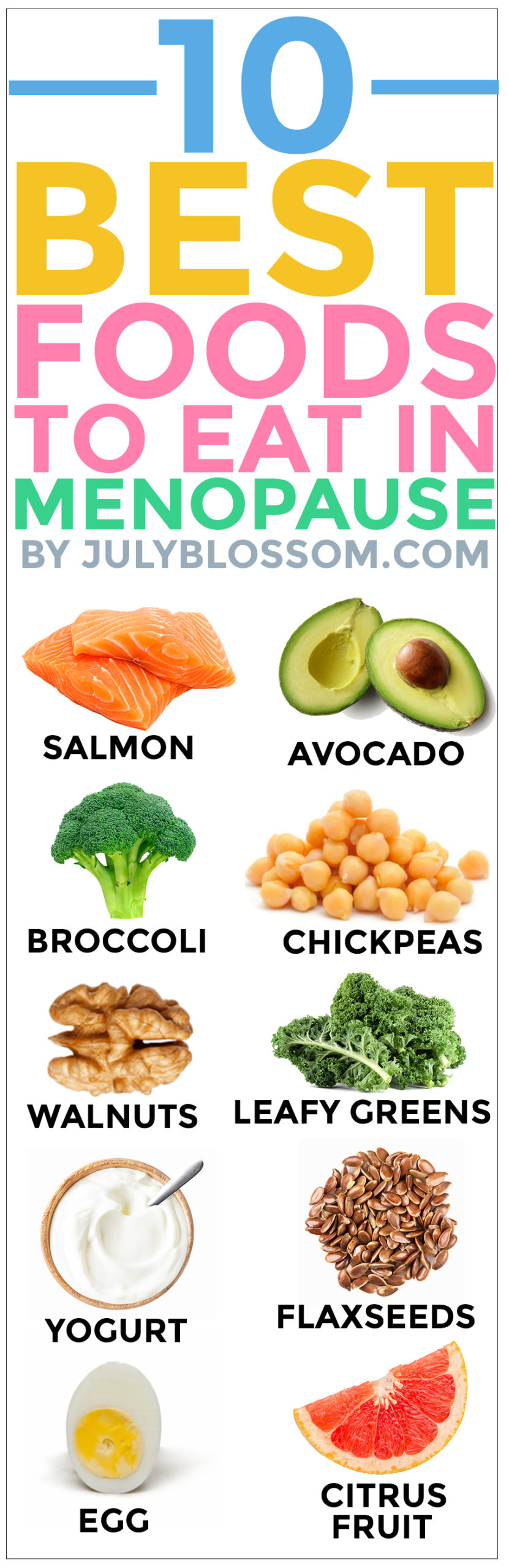 10 Best Foods To Eat During Menopause 笙 July Blossom