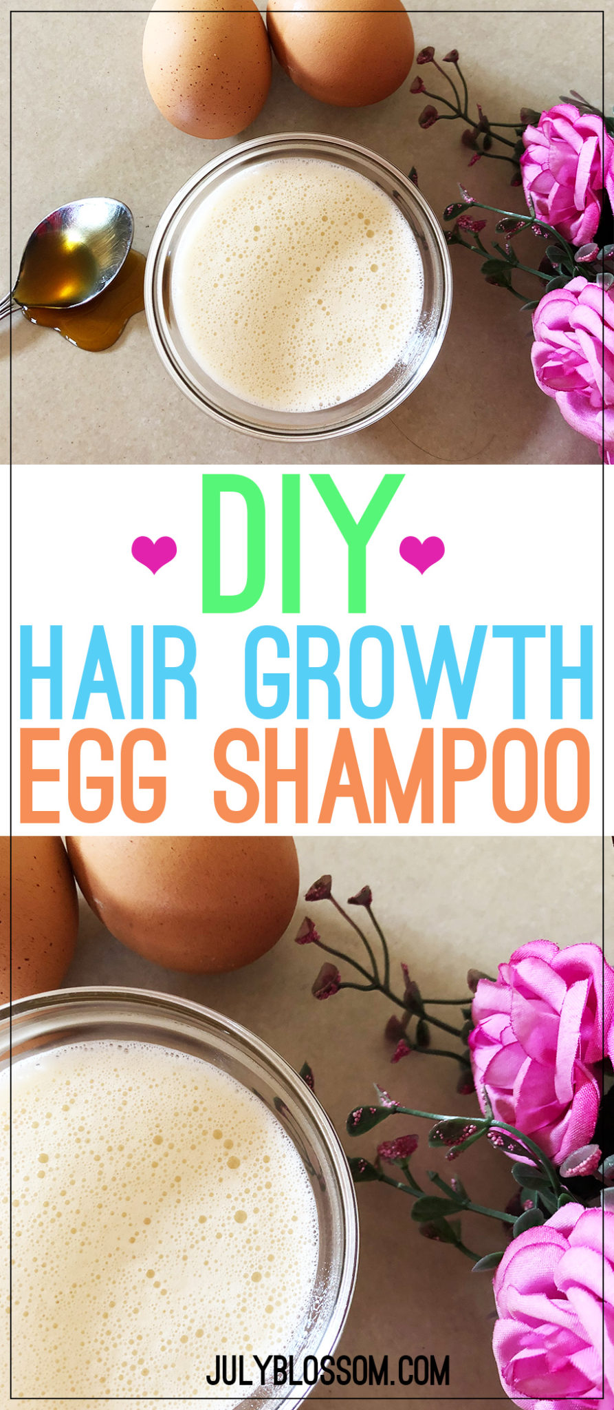 DIY Egg Shampoo for Hair Growth (for the Crunchy at Heart!) - ♡ July ...
