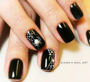 30+ Spider Web Nail Designs to Try 2021 - ♡ July Blossom