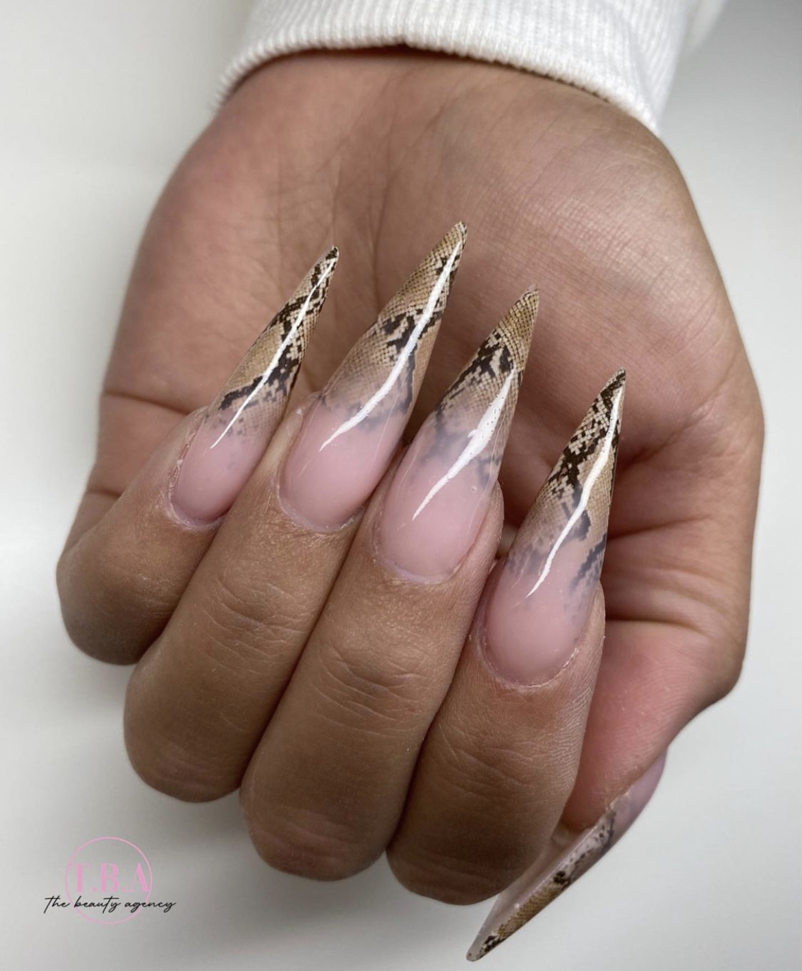 25+ Snake Print Nails for a Sexy Look - ♡ July Blossom