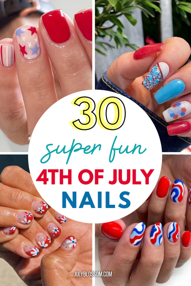 30 Best 4th of July Nails to Try for 2023 - ♡ July Blossom
