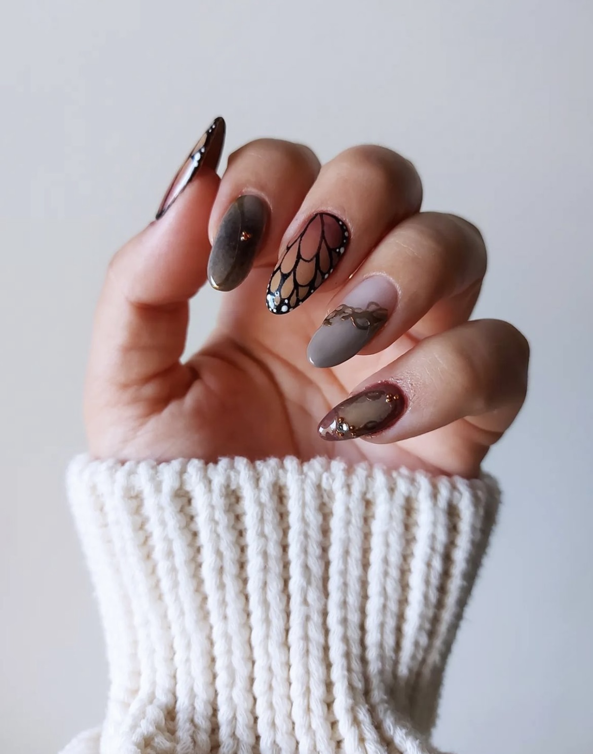 40+ Beautiful Fall Nails for 2024 - ♡ July Blossom