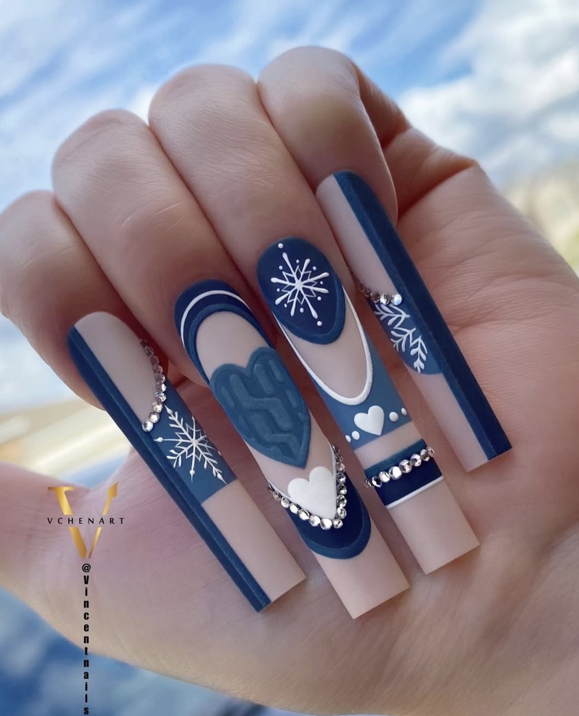 35 Stunning Winter Nails for a Pretty Look - ♡ July Blossom