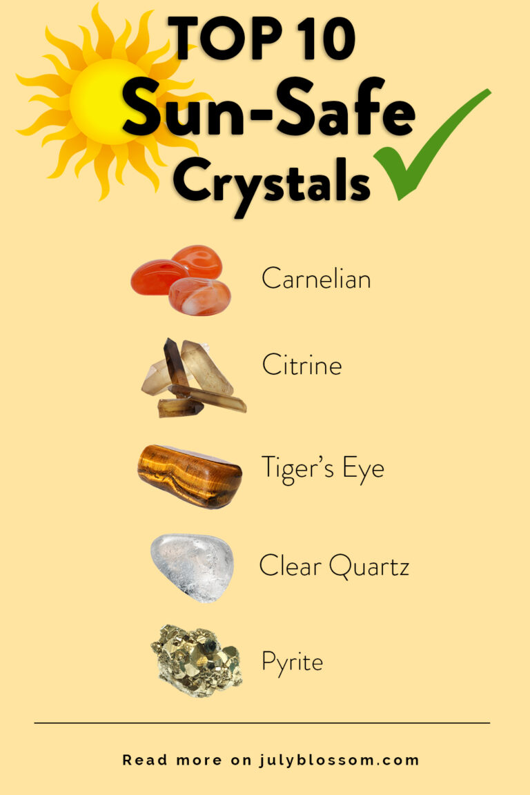 Top 20+ Crystals that Can Go in the Sun & Those that Can't - ♡ July ...
